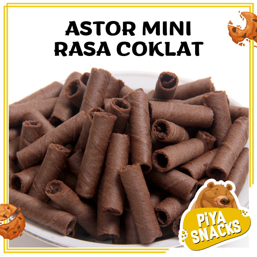 Jual Astor Mini Rasa Coklat 250gram Snack Wafer Stick Roll Chocolate ...