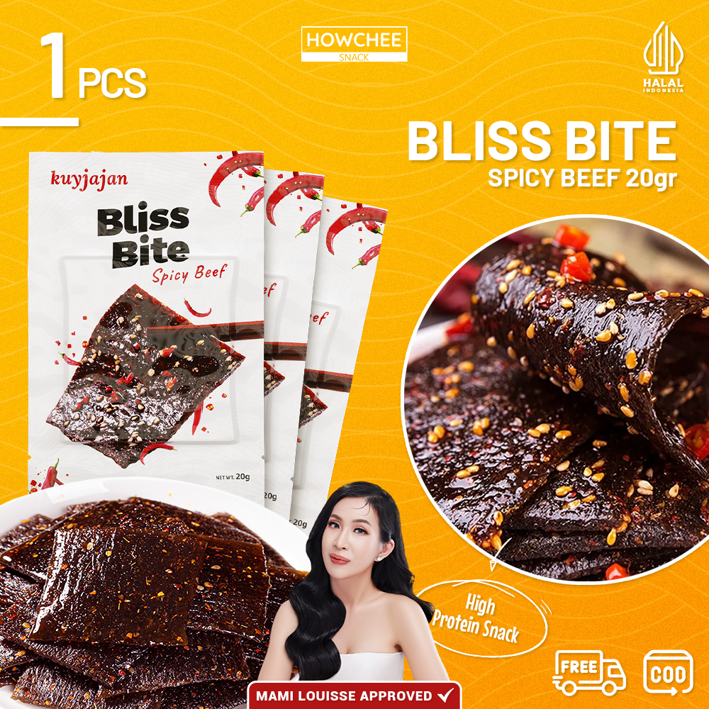 Jual MAMI LOUISSE APPROVED - Howcheesnack - Snack Bliss Bite Spicy Beef ...