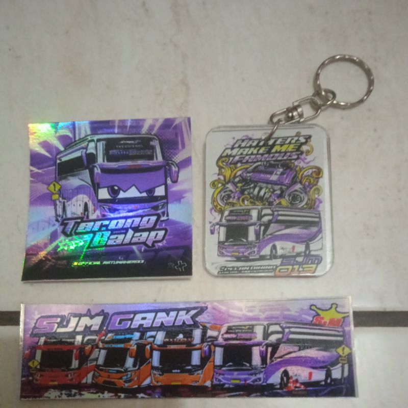 Jual Ganci Bus SJM TRANS ratu Maher bahan akrilik 2sisi | Shopee Indonesia