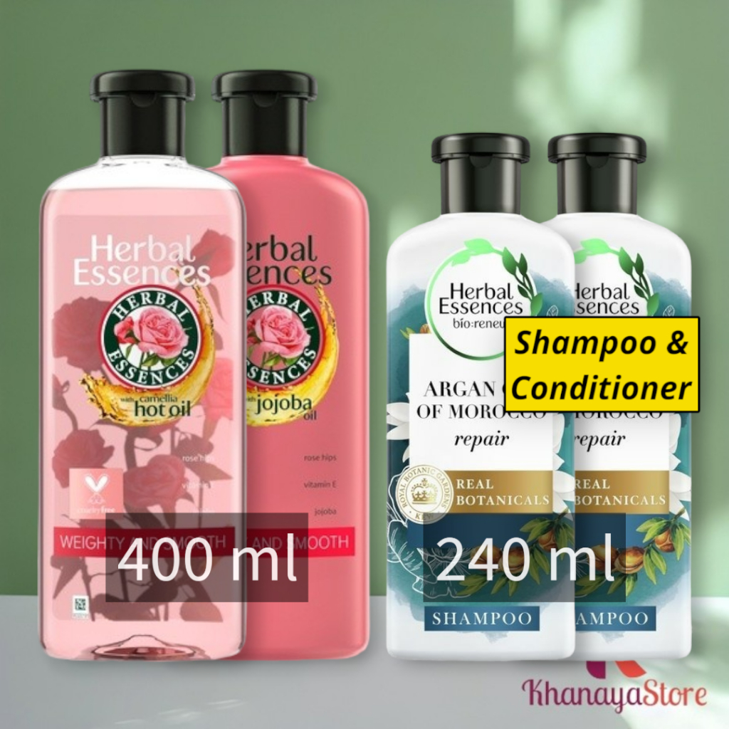 Jual Herbal Essences Shampoo & Conditioner 240ml 400ml / Shampo & Kondisioner Herbal Essence for ...