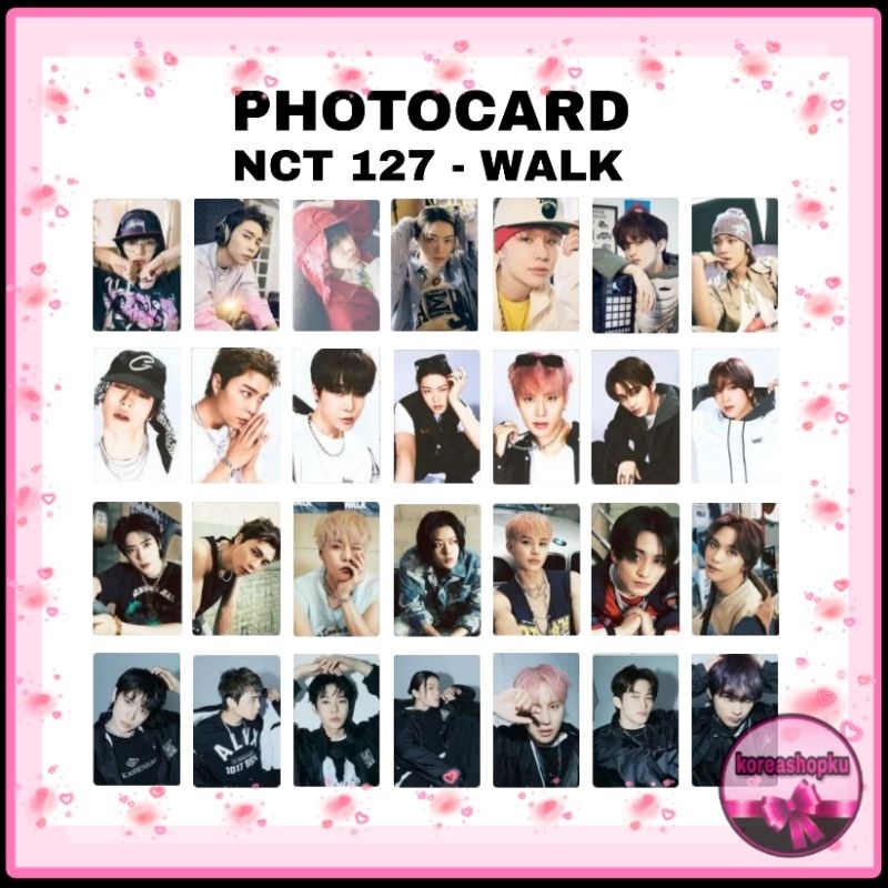 Jual PHOTOCARD NCT 127 WALK PC SET KPOP KOREAN FOTO CARD | Shopee Indonesia