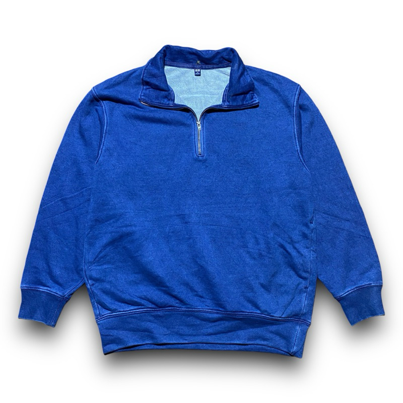 Jual Uniqlo Half Zip Sweatshirt | Shopee Indonesia