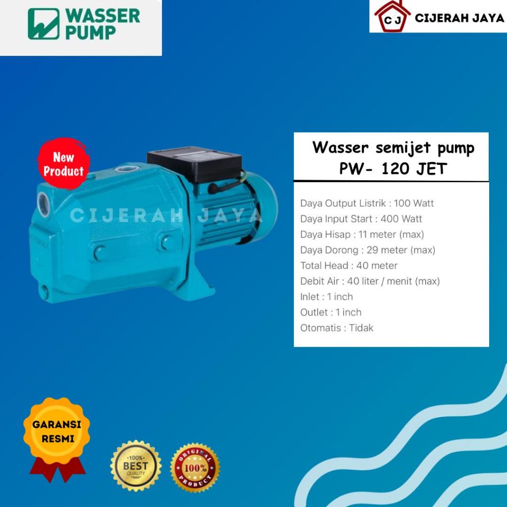 Jual WASSER POMPA SEMI JETPUMP PW 120 JET / SEMI JET WASSER PW120JET PW ...