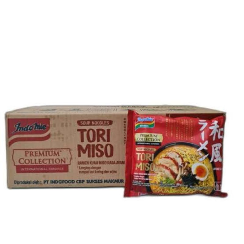 Jual NOODLES/MIE INSTANT INDOMIE PREMIUM COLLECTION TORI MISO RAMEN ...