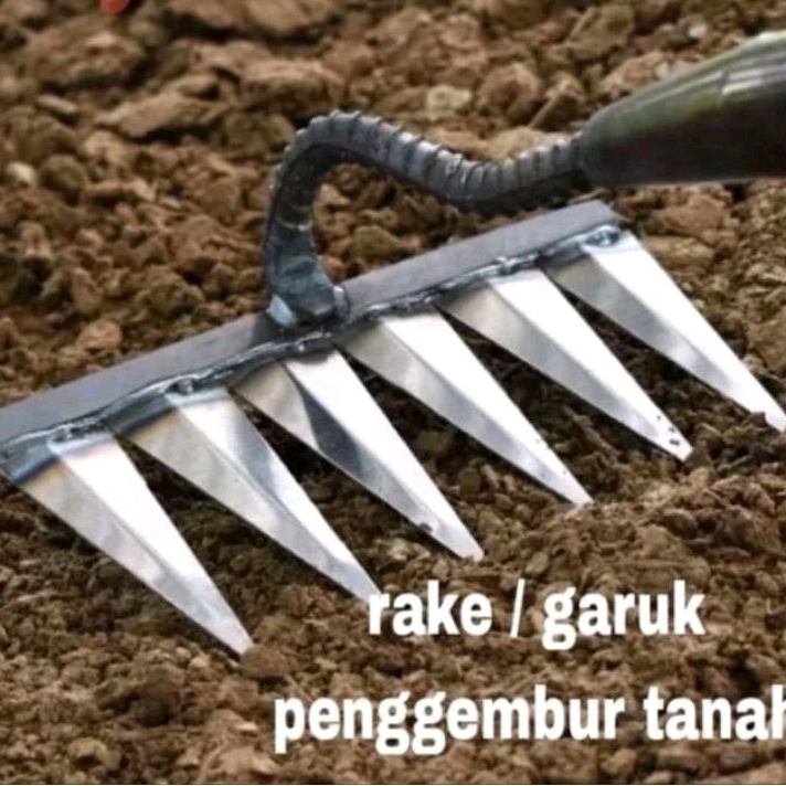 Jual rake penggembur tanah/pencabut rumpu liar dan garuk sampah ...
