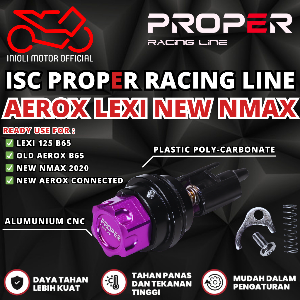 Jual ISC MANUAL AIR SCREW PROPER RACING NEW NMAX LEXI AEROX OLD NEW ...
