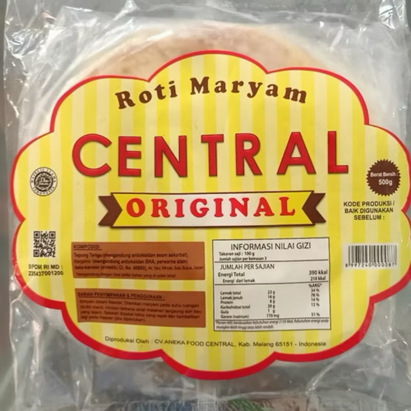 Jual Roti Maryam Central Jumbo 500g | Shopee Indonesia