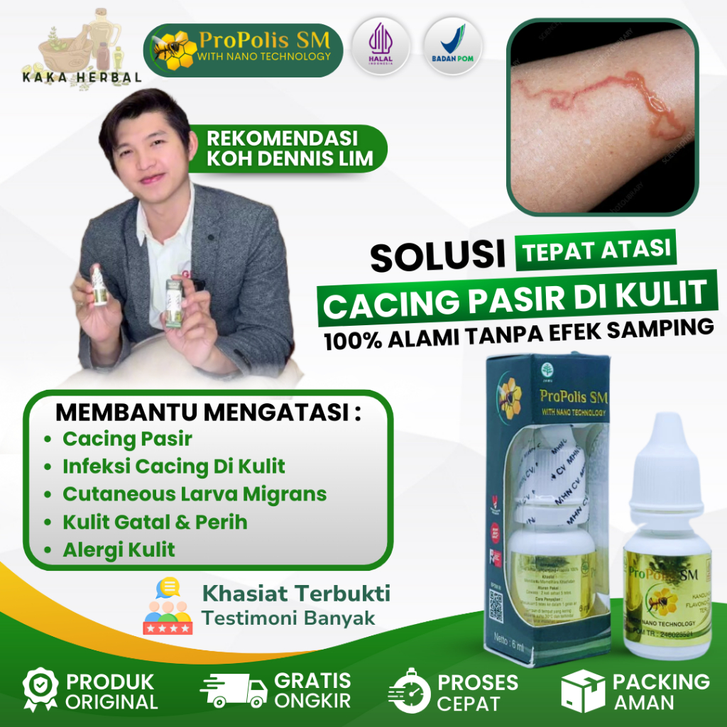Jual Kaka Herbal - Obat Oles Cacing Pasir Anak Dan Dewasa, Obat Cacing ...