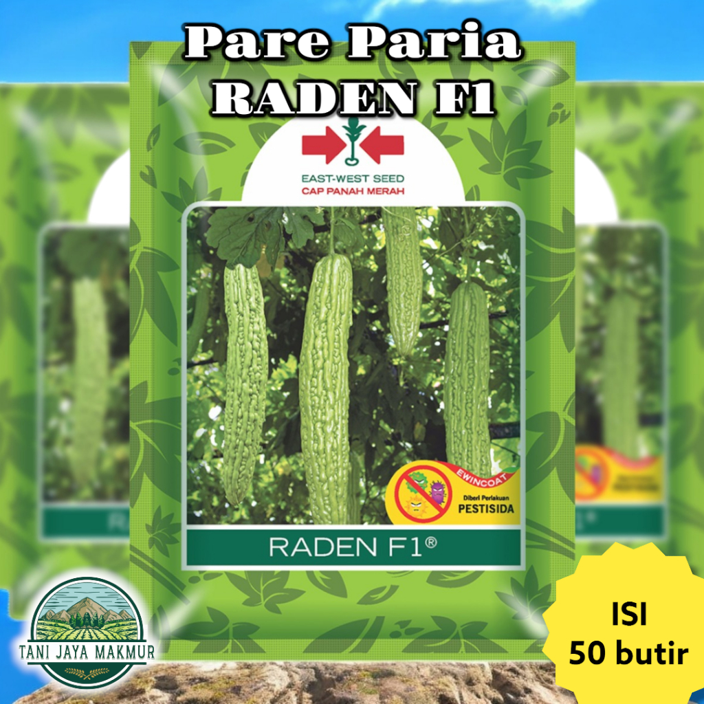 Jual Benih Bibit Pare Paria RADEN F1 50 butir - Cap Panah Merah ...
