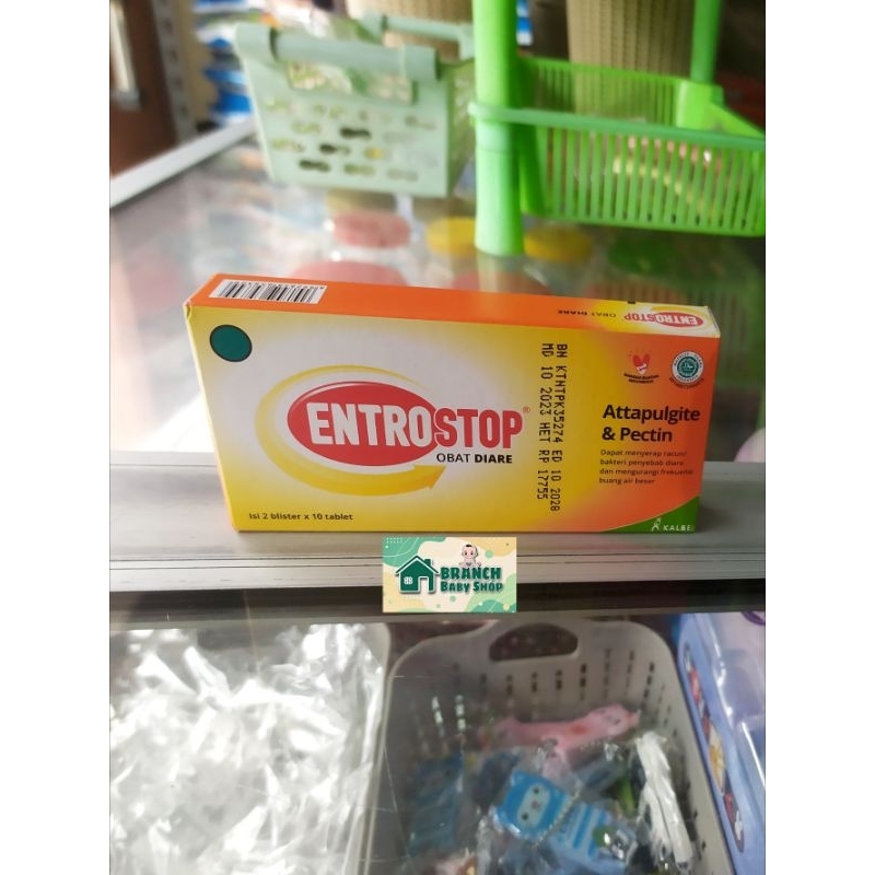 Jual Entrostop 1 Box 20 Tablet Obat Diare | Shopee Indonesia