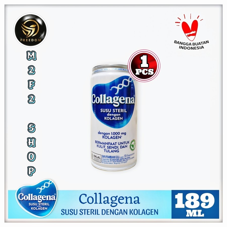Jual Collagena Susu Sterilisasi Kolagen Unsweetened Rasa Original Kaleng - 189 ml (Kemasan ...