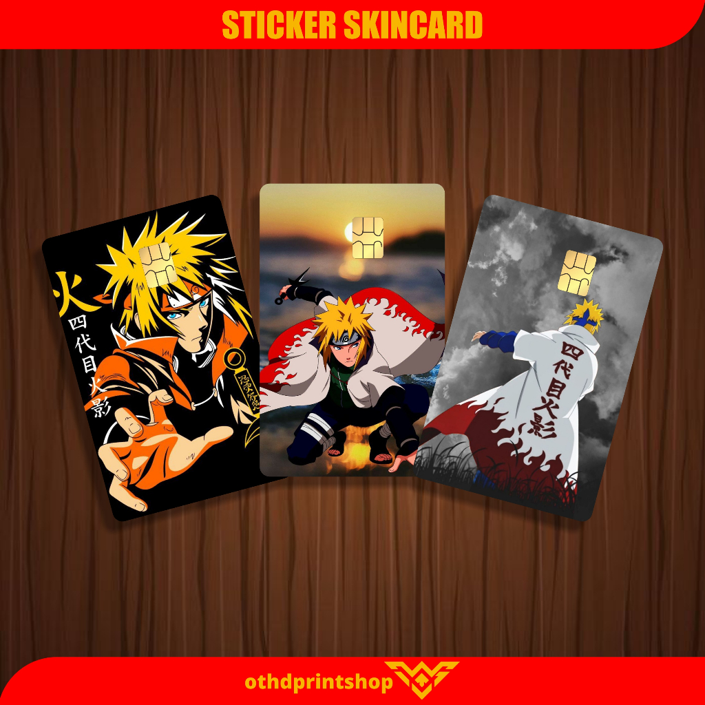Jual STIKER ATM HOKAGE KEEMPAT MINATO STICKER SKINCARD GARSKIN STIKER ...