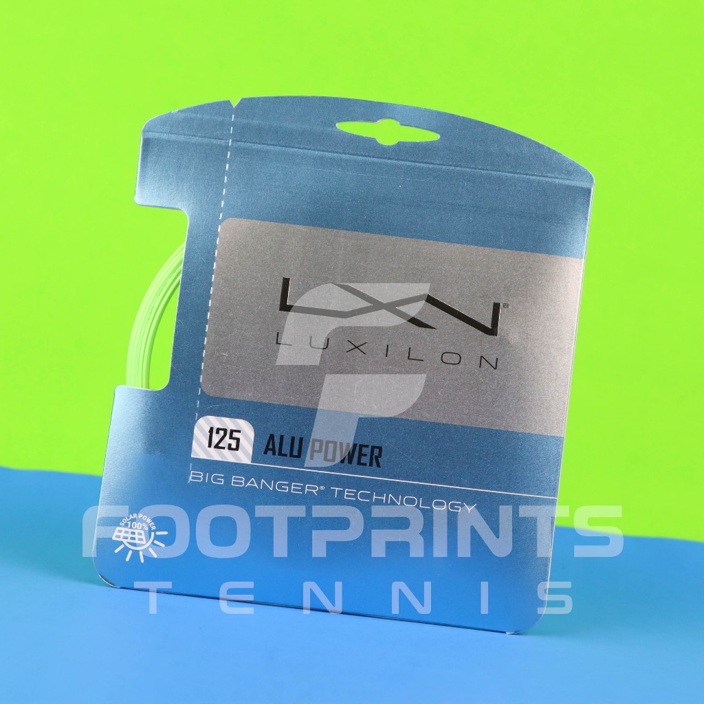 Jual Luxilon ALU Power Lime 125 Senar Raket Tenis Tennis Strings ...