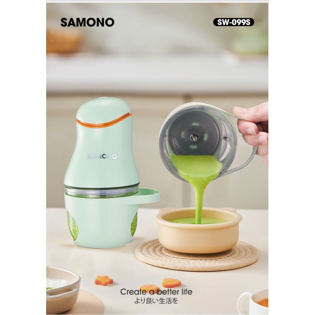 Jual Food Chopper Processor Chopper Samono SW-099S (PINK/HIJAU/PUTIH ...