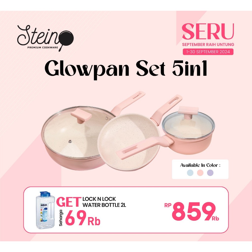 Jual Steincookware Stein GLOW PAN Glowpan Set Complete Set / Satuan ...