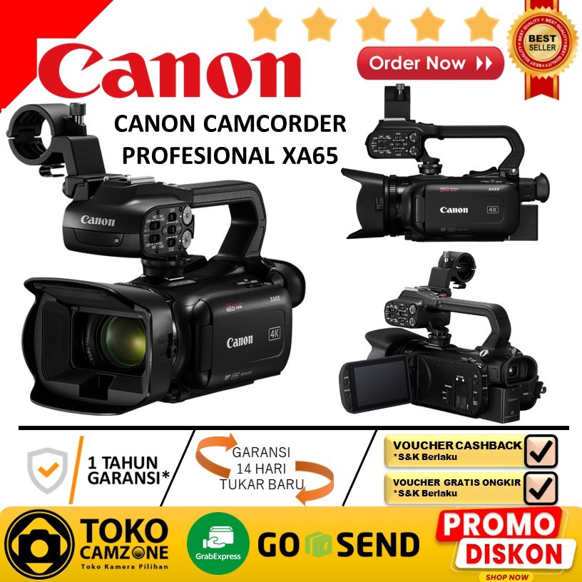 Jual Canon XA65 Professional UHD 4K Camcorder Canon XA-65 XA 65 X A65 - GARANSI RESMI | Shopee ...