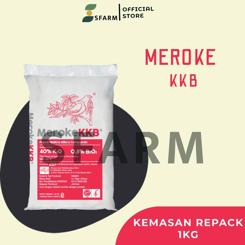 Jual Pupuk Meroke KKB KORN-KALI+B Kemasan Repack 1 kg | Shopee Indonesia