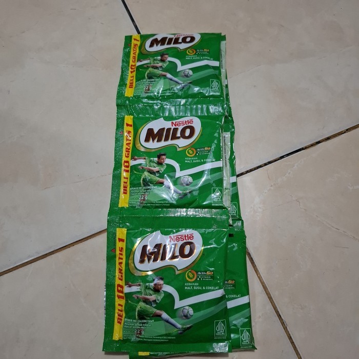 Jual Milo sachet isi 10sachet/renceng | Shopee Indonesia