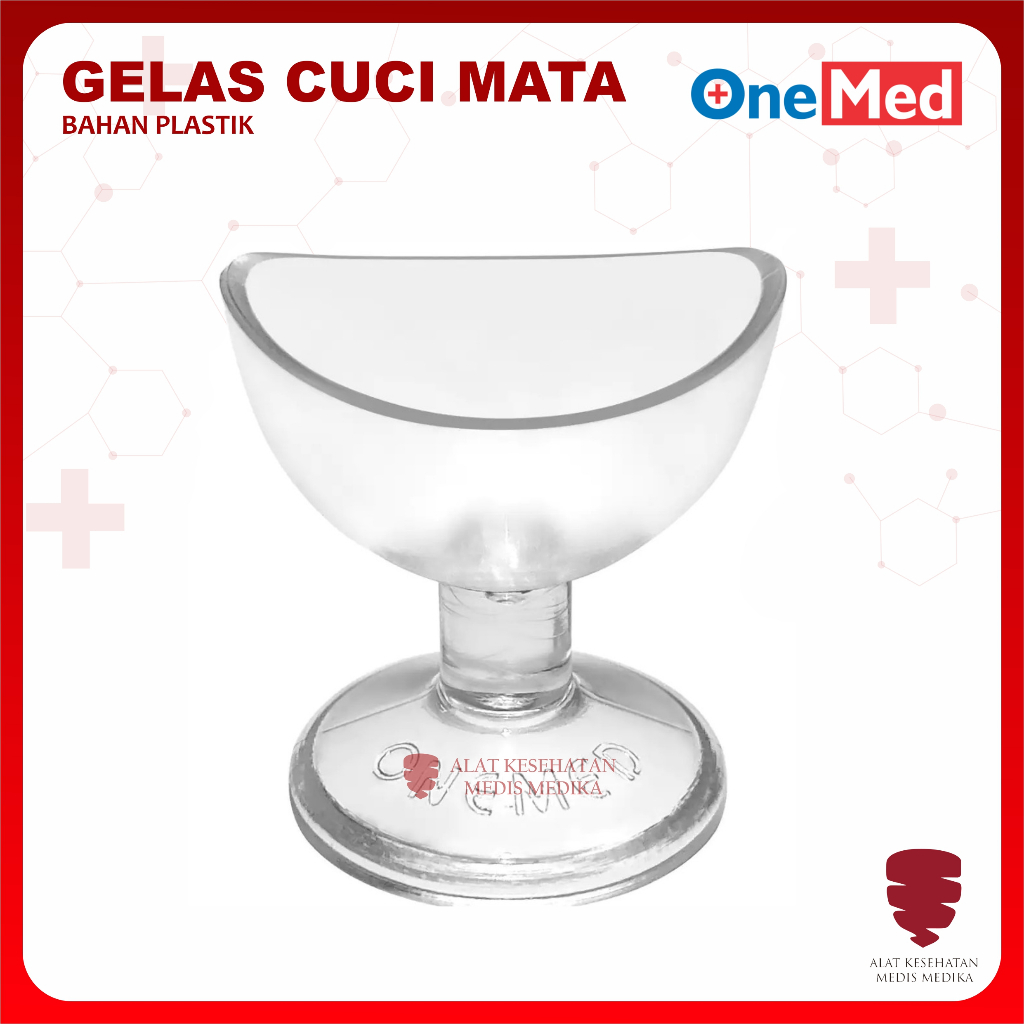 Jual Gelas Cuci Mata Onemed Eye Bath Glass Wadah Cairan Pencuci ...