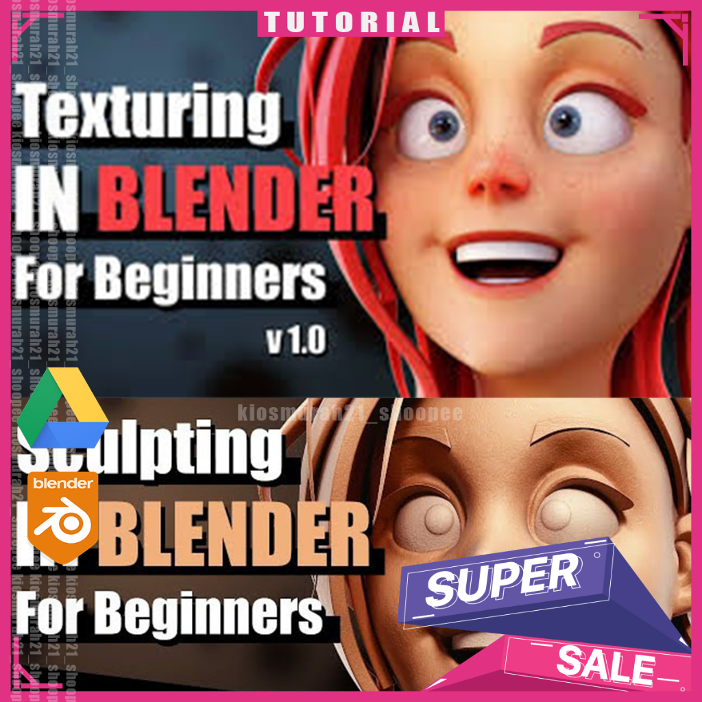 Jual Gumroad - Texturing In Blender For Beginners - Full Course - Blender 3D Tutorial | Shopee ...