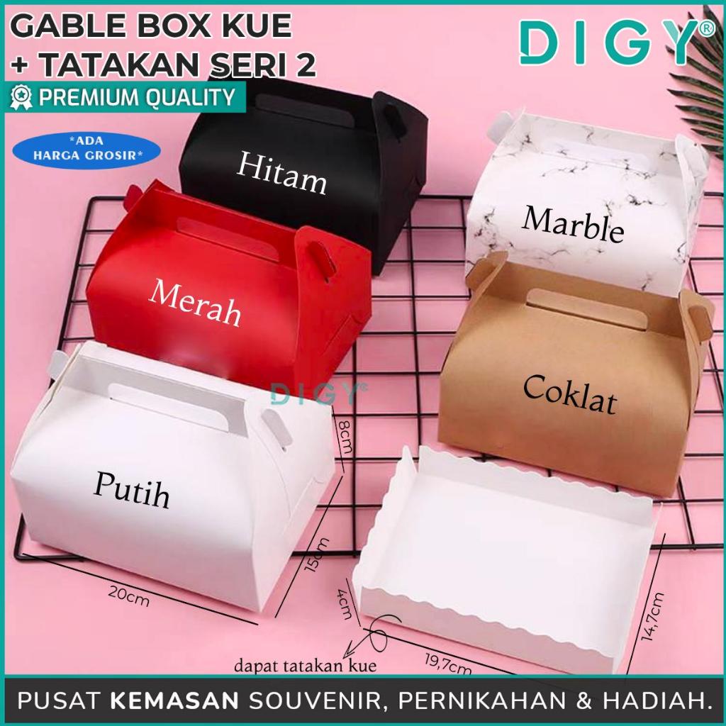 Jual Gable Box Kue + Tatakan (SERI 2) / Box Kue Hantaran / Dus Kue ...