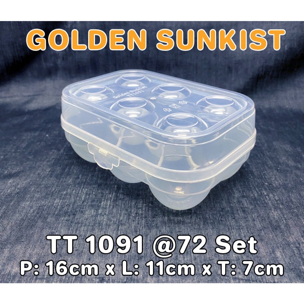 Jual Tempat Telur Wadah Telor isi 6 Golden Sunkist (TT 1091) Egg Tray ...