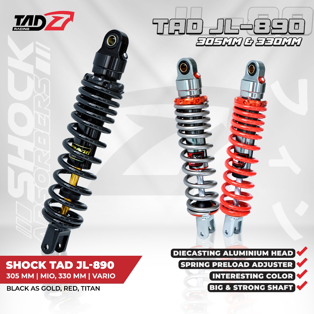Jual SHOCK TAD JL-890 305 MM FOR MIO/ 330 MM FOR VARIO 125 | Shopee ...