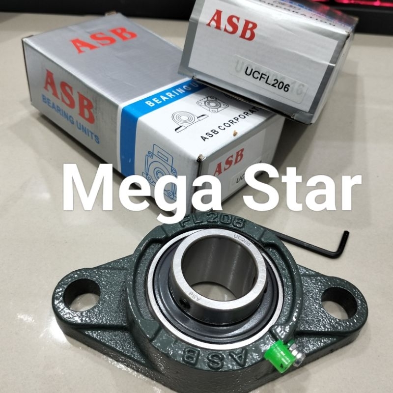 Jual BEARING UNIT / PILLOW BLOK UCFL 206 (AS 30 MM ) ASB | Shopee Indonesia