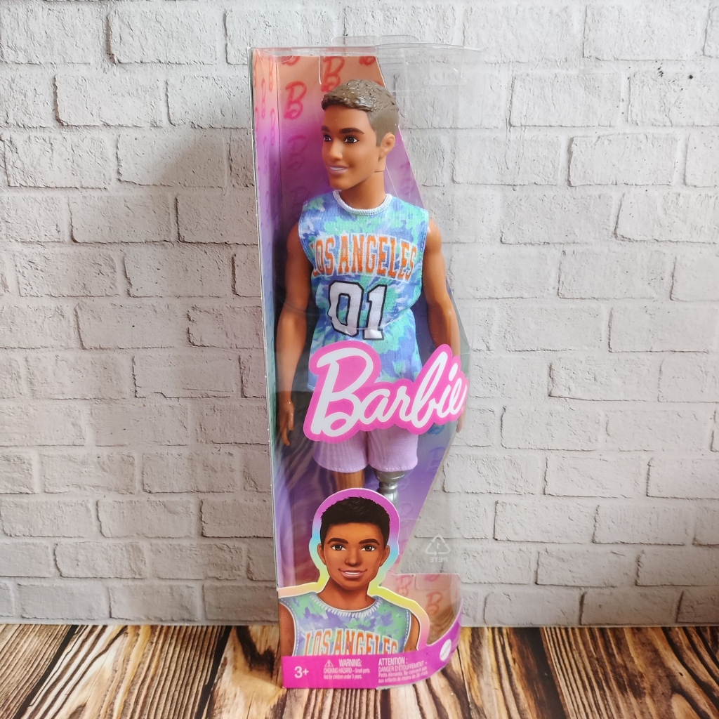 Jual Barbie Ken Fashionista 212 with Prosthetic Leg Regular Body Type ...