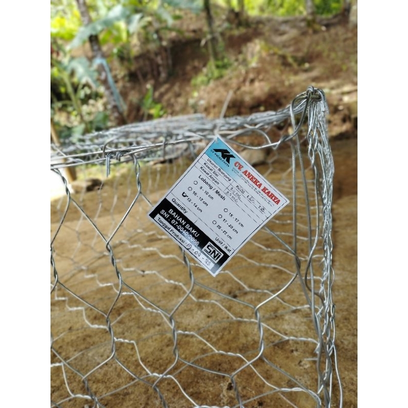 Jual kawat bronjong manual lobang/mesh 12-14cm | Shopee Indonesia