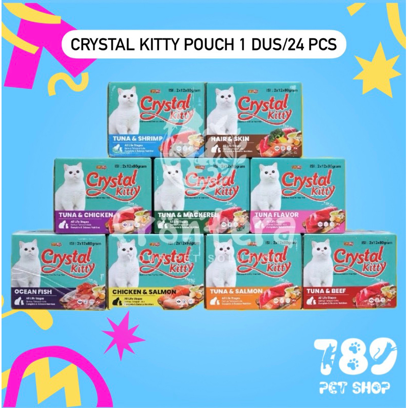 Jual CRYSTAL KITTY POUCH 1 Dus isi 24 pcs | Shopee Indonesia