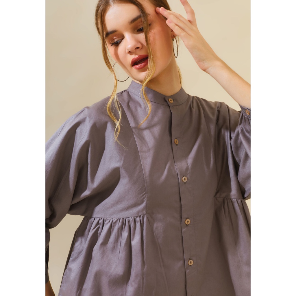 Jual NORA - Blouse by SVEA CLO - Atasan Wanita Casual - Kemeja Kerja ...