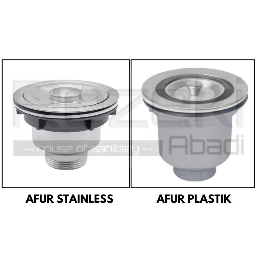 Jual Afur Saringan Bak Cuci Piring - Afur Pembuangan Sink Stainless ...