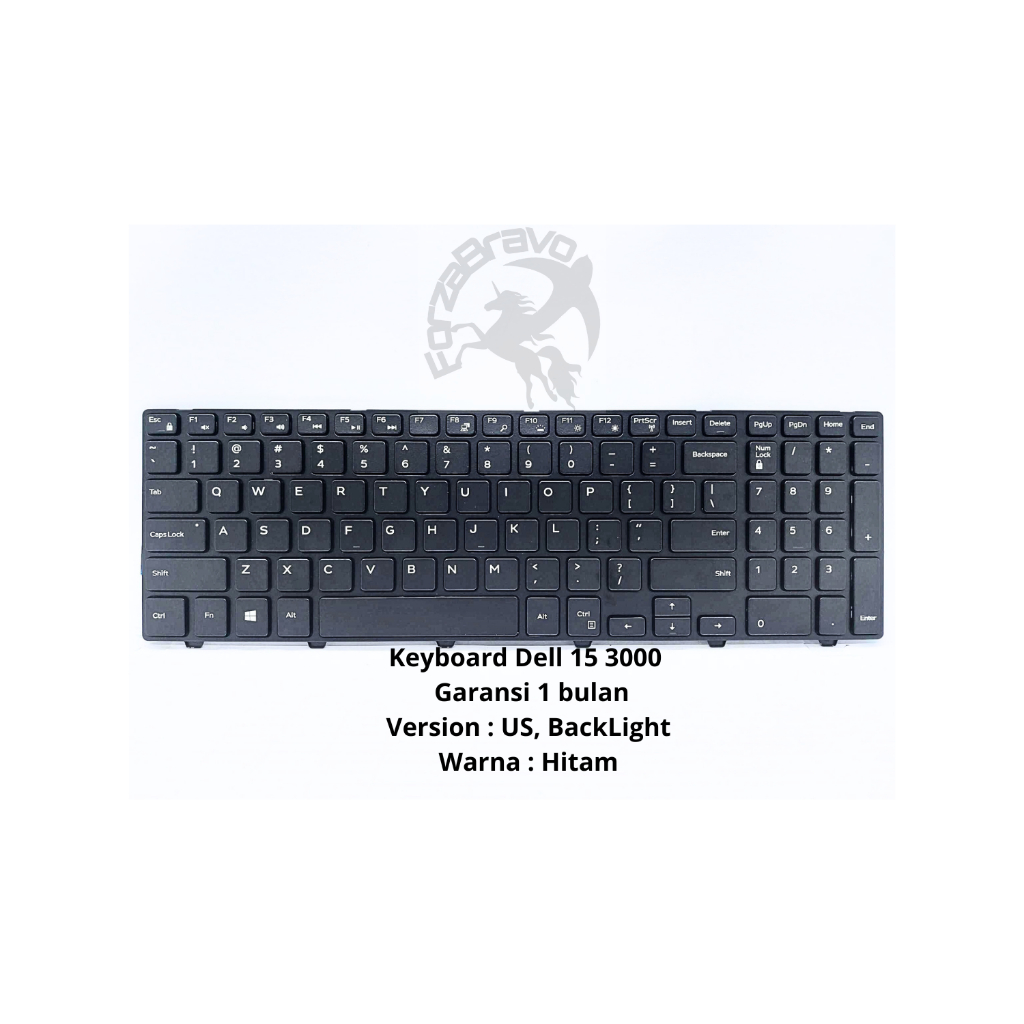 Jual Keyboard Laptop Dell Inspiron 15 3000 5000 3541 3542 (Backlight ...