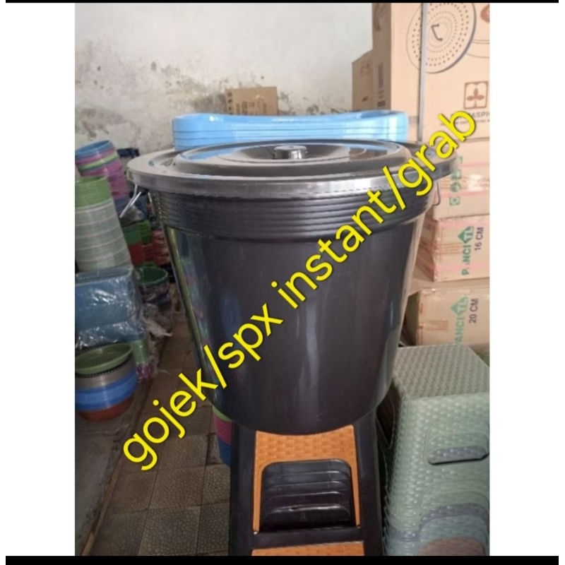 Jual Tong 70 Liter Hitam / Tong 70 Liter / Tong Sampah 70 Liter / Tong Air 70 Liter / Tong ...