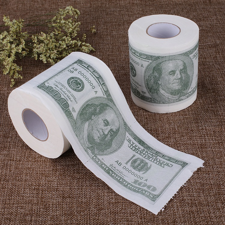 Jual Kertas Roll Pulp kayu, Bill Dollar Kertas Toilet Rumah Tercetak ...