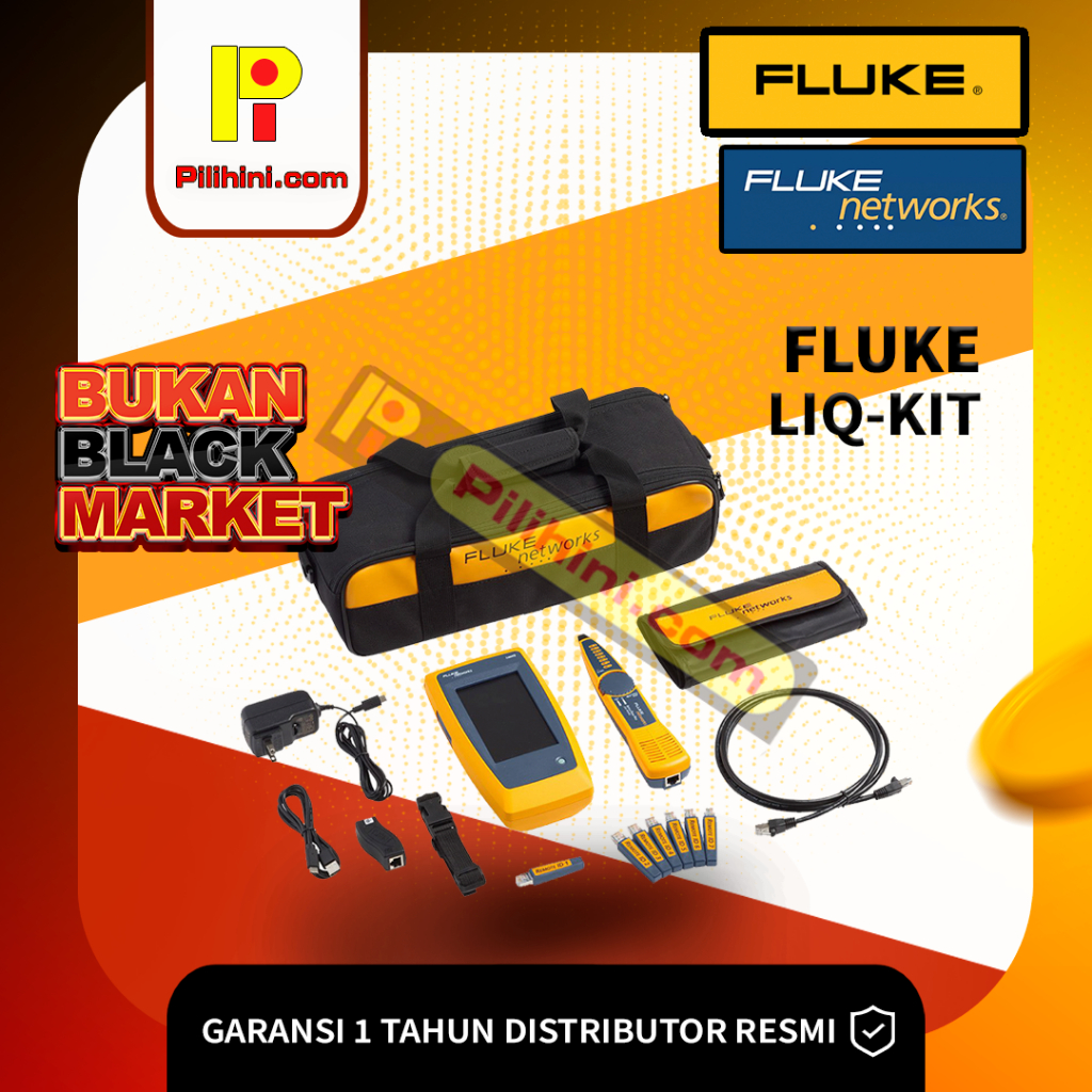 Jual Fluke Networks LIQ-KIT LinkIQ™ Cable + Network Tester Advanced Kit ...