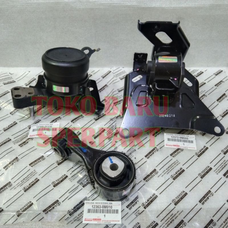 Jual engine mounting set Toyota Yaris new Vios gen2 gen 2 manual ...