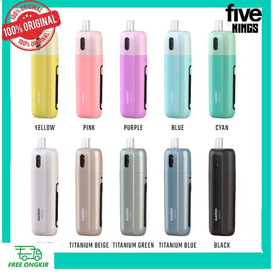 Jual ASPIRE FLUFFI 20W 1500MAH POD KIT - ORIGINAL | Shopee Indonesia