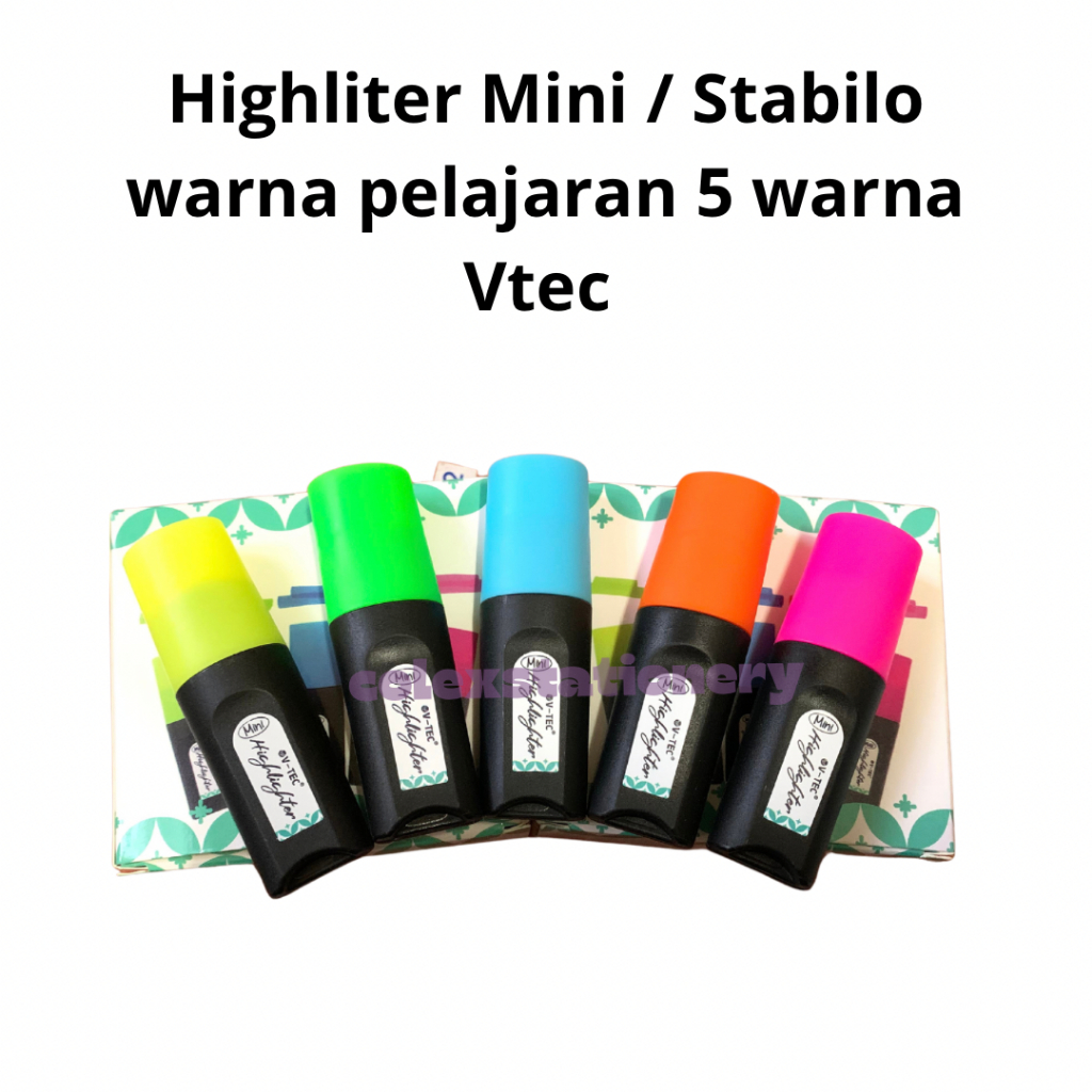 Jual Stabilo Penanda Mini / Highliter Penanda Warna Murah Ukuran Kecil ...