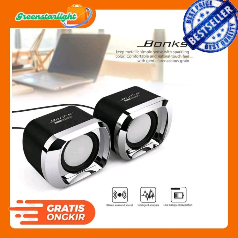 Jual TERMURAH Speaker Laptop Pc Komputer Aktif Active Speaker Stereo 2. ...