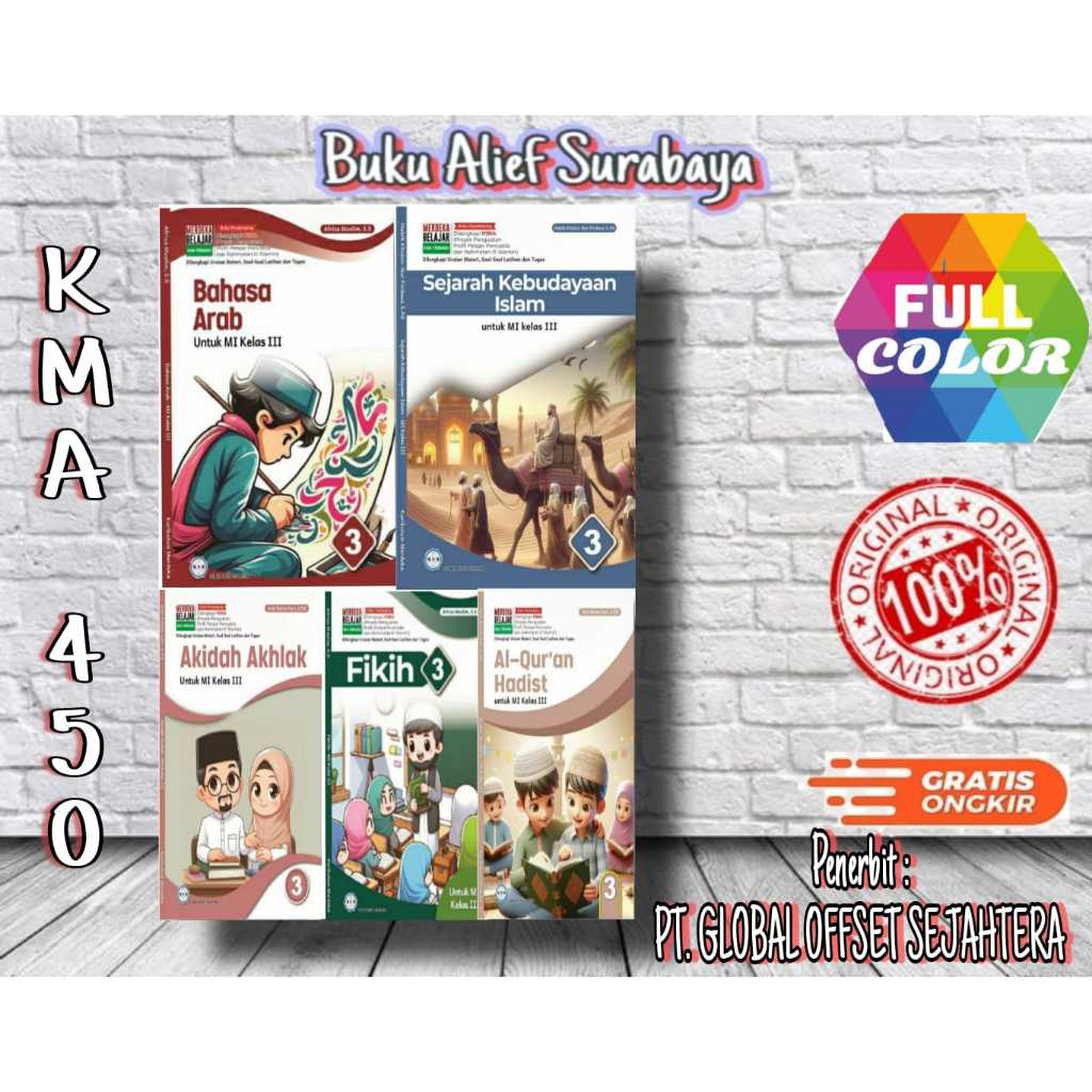 Jual Buku Paket Siswa Kelas 3 SD/MI KMA - 450 Kurikulum Merdeka PT. GLOBAL OFFSET SEJAHTERA ...