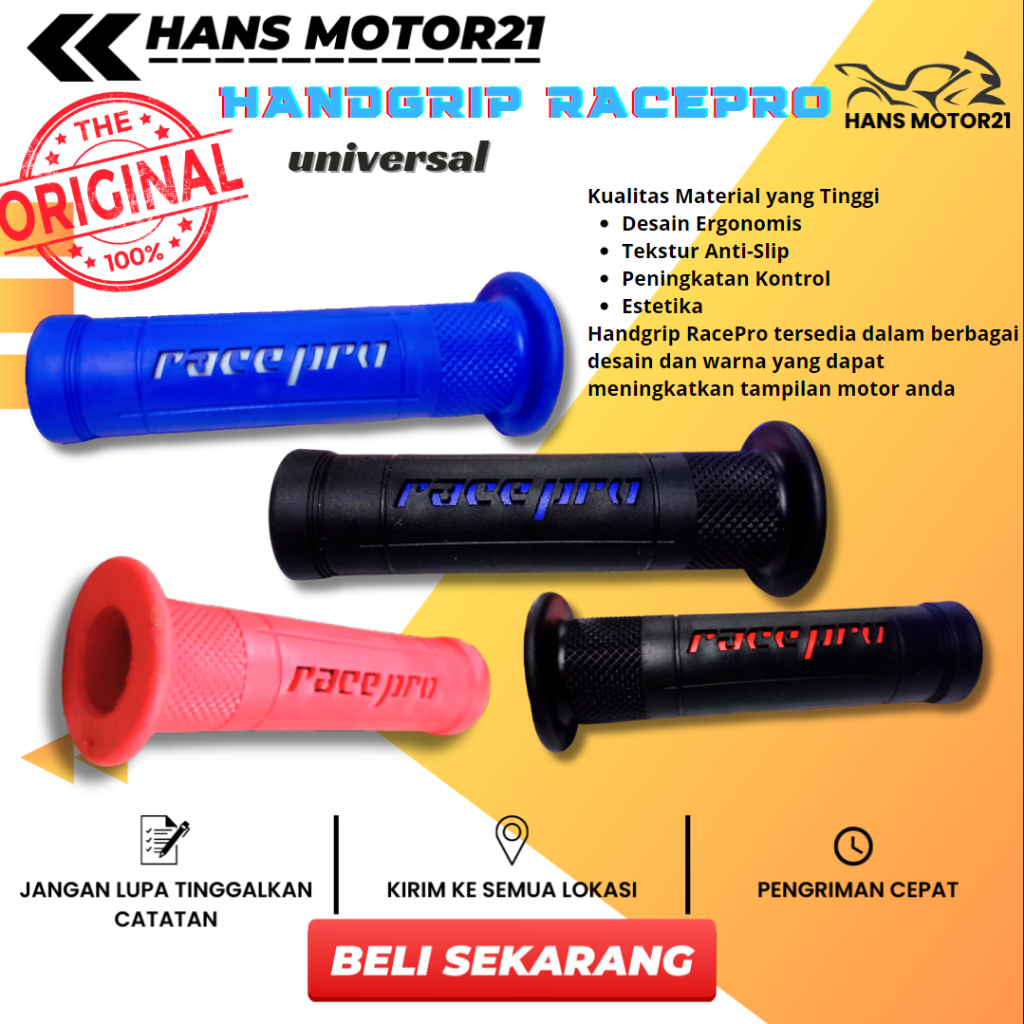 Jual Handgrip Model RACEPRO Hand Grips Handfat Sarung Gas Motor ...