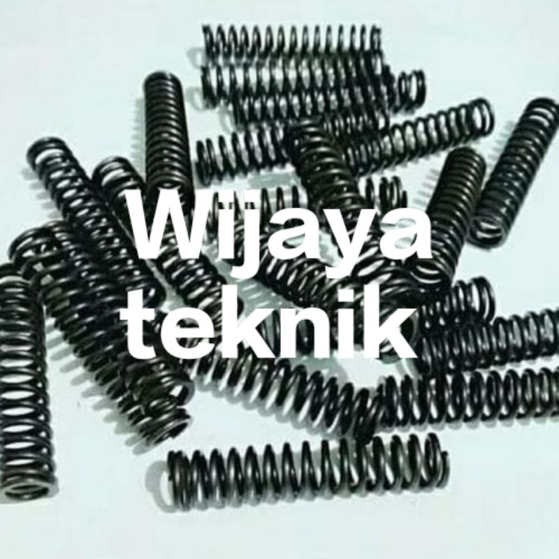 Jual per spring tekan baja od 6mm kawat 1mm panjang 35mm isi 5pcs ...
