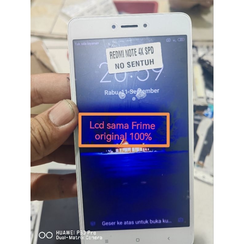 Jual Lcd + Frame Redmi Note 4 4X snapragon ada minus nya baca deskrips ...