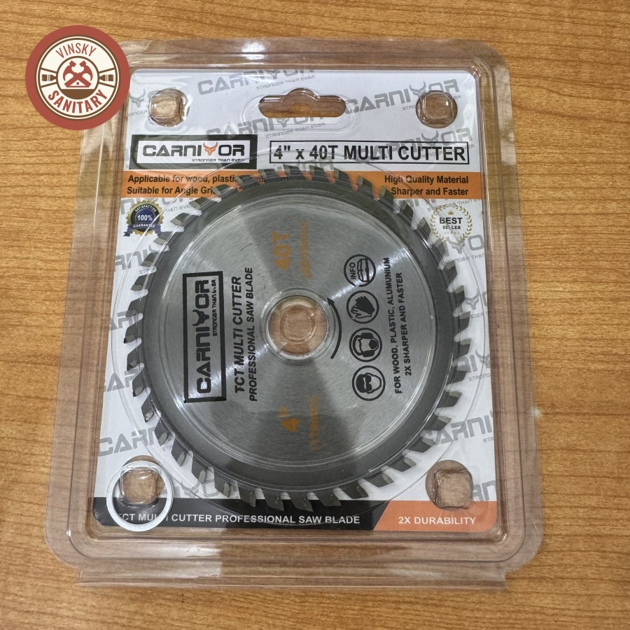 Jual Carnivor Mata Potong Multi Fungsi Tct 4 X 40t Mata Gerinda Kayu Shopee Indonesia