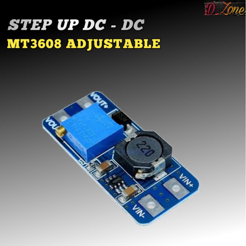 Jual MT3608 Step Up DC-DC 2A Adjustable Step Up DC To DC Module Power Booster | Shopee Indonesia