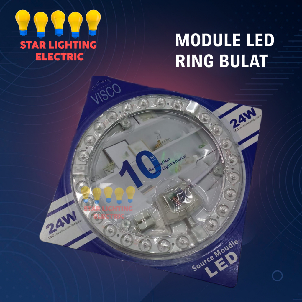 Jual MODULE LED RING TEMPEL 24WATT / LAMPU TL LED RING BULAT 24watt ...