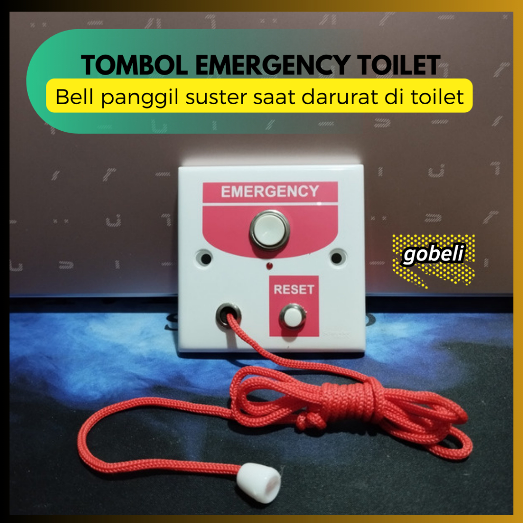 Jual Emergency Bell - Bell Emergency untuk di dalam Toilet - Bathroom ...