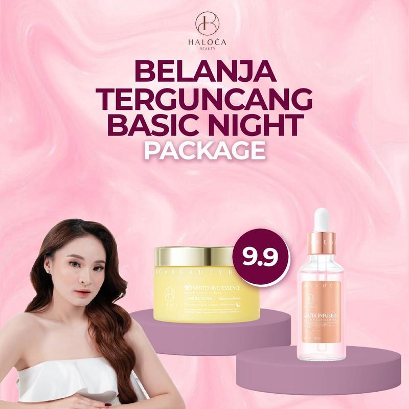 Jual Haloca HB Dosting Night Lotion + Gluta Infused mencerahkan ...